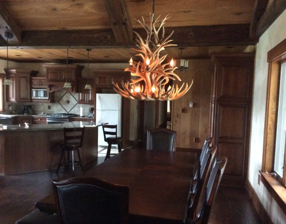 Real Antler Whitetail / Mule Deer Cascade Chandelier WTMDC - Deer ...
